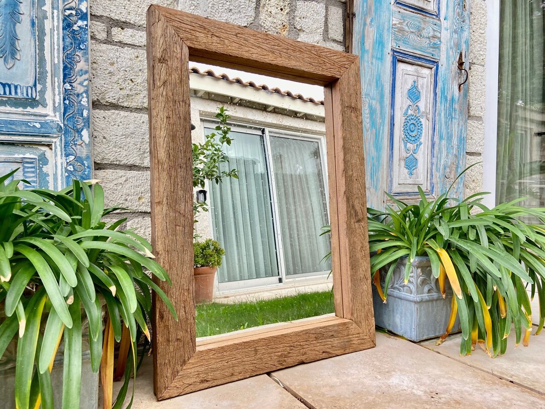 Rustic Floor Mirror for Bedroom Full Mirror Floor Length - Etsy