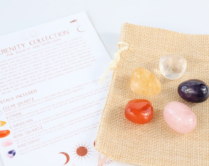 Anxiety And Depression Crystal Kit Serenity Crystal Kit Crystal