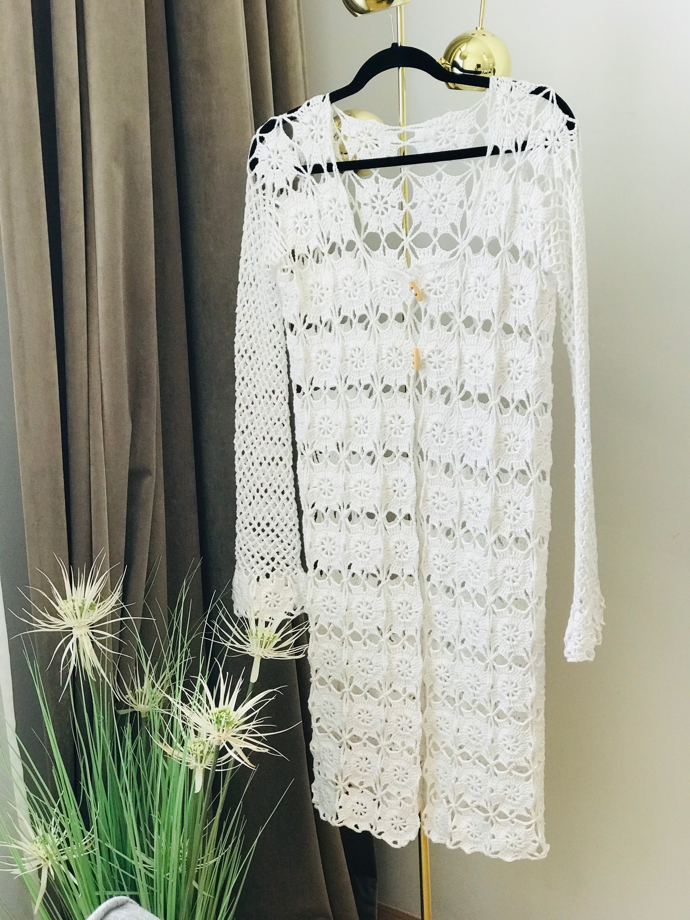 Handmade Crochet Women Cardigan, Cotton and Acrylic Cardigan - Etsy