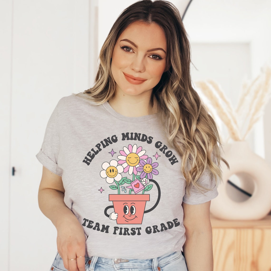 First Grade Teacher Shirt 1st Grade Team Tshirt Back to - Etsy