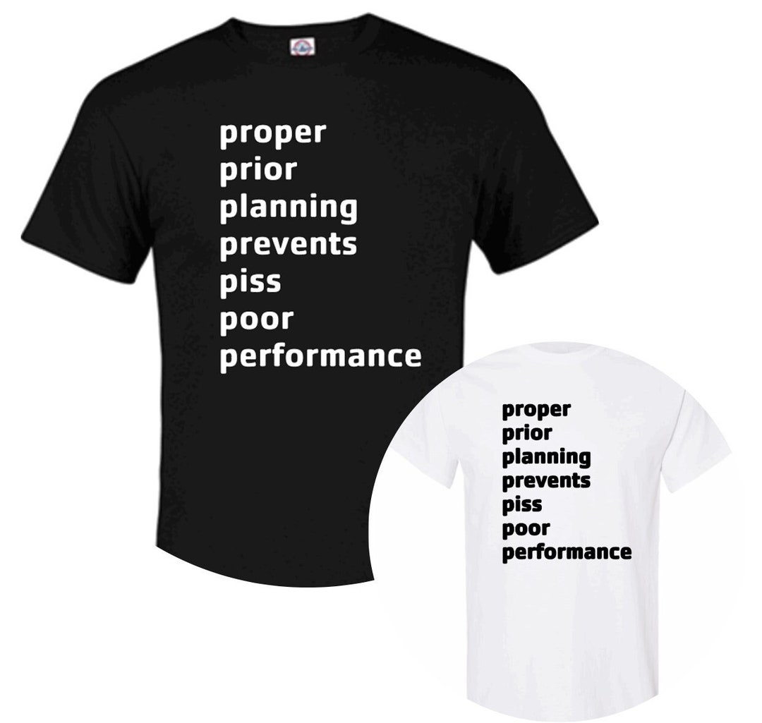 7ps - Proper Prior Planning Prevents Piss Poor Performance - Etsy