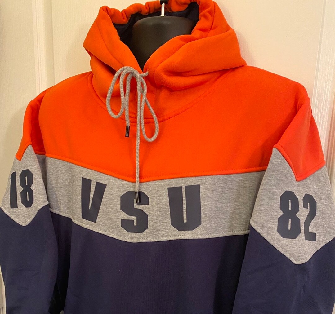 Virginia State University Tricolor Hoodie - Etsy