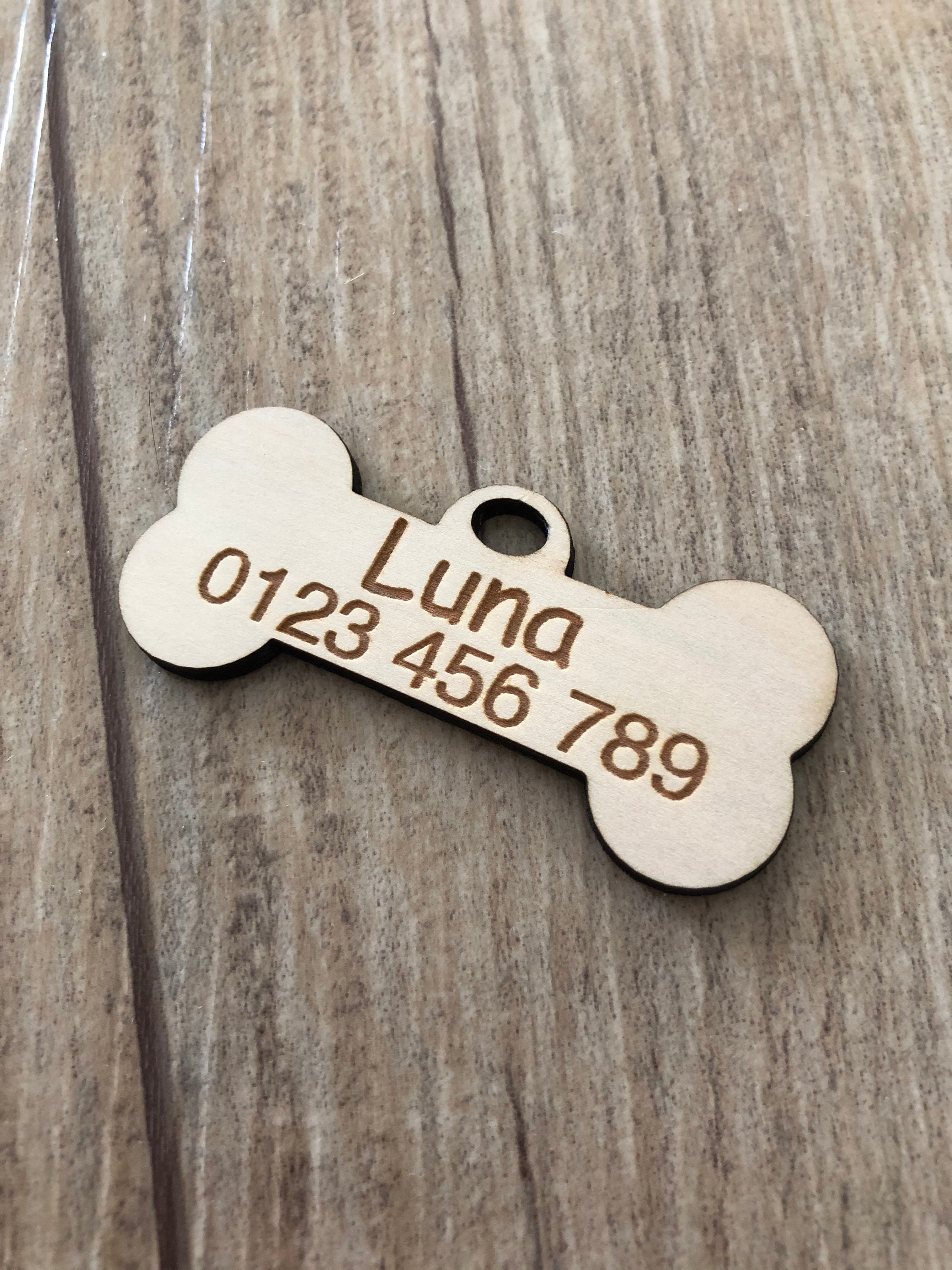 Wooden Dog Tags - Etsy