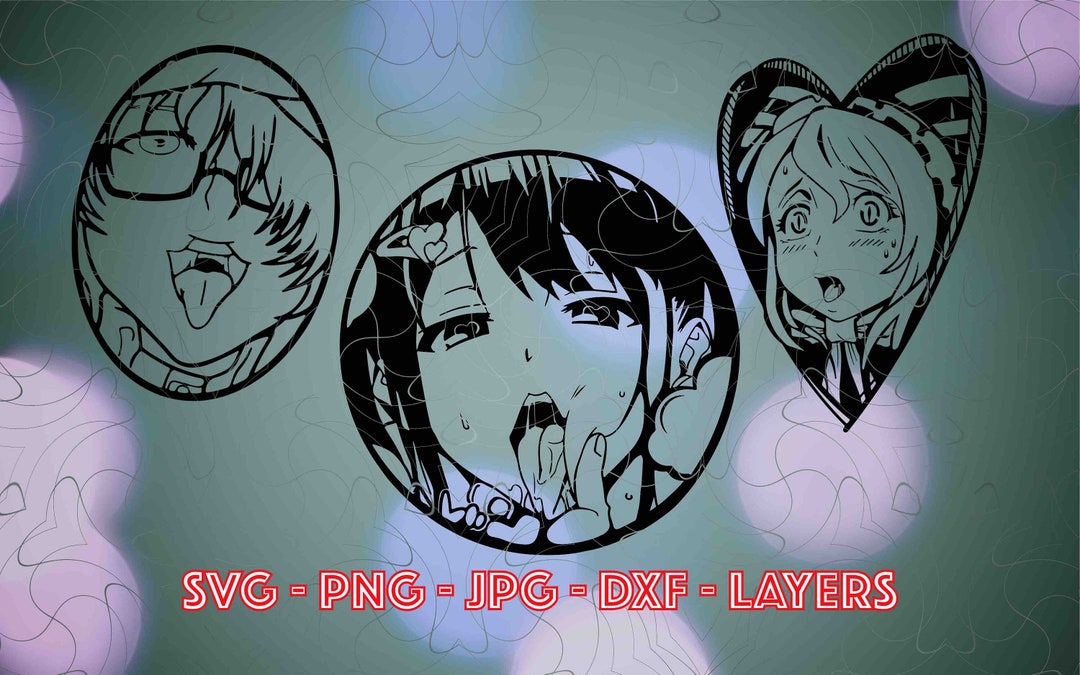 Bundle Ahegao Svg, Ahegao, Ahegao Layers, Ahegao Face, Bundle Ahegao,ahegao Baby, Ahegao ...