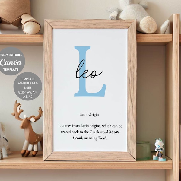 Baby Name Print - Etsy