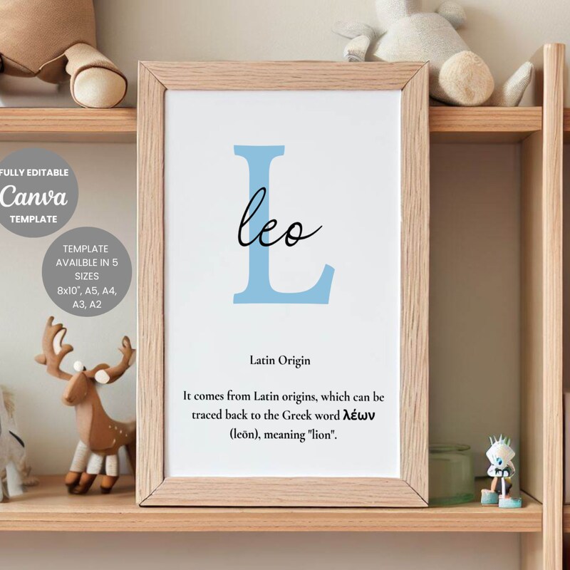 Name Meaning Sign - Etsy