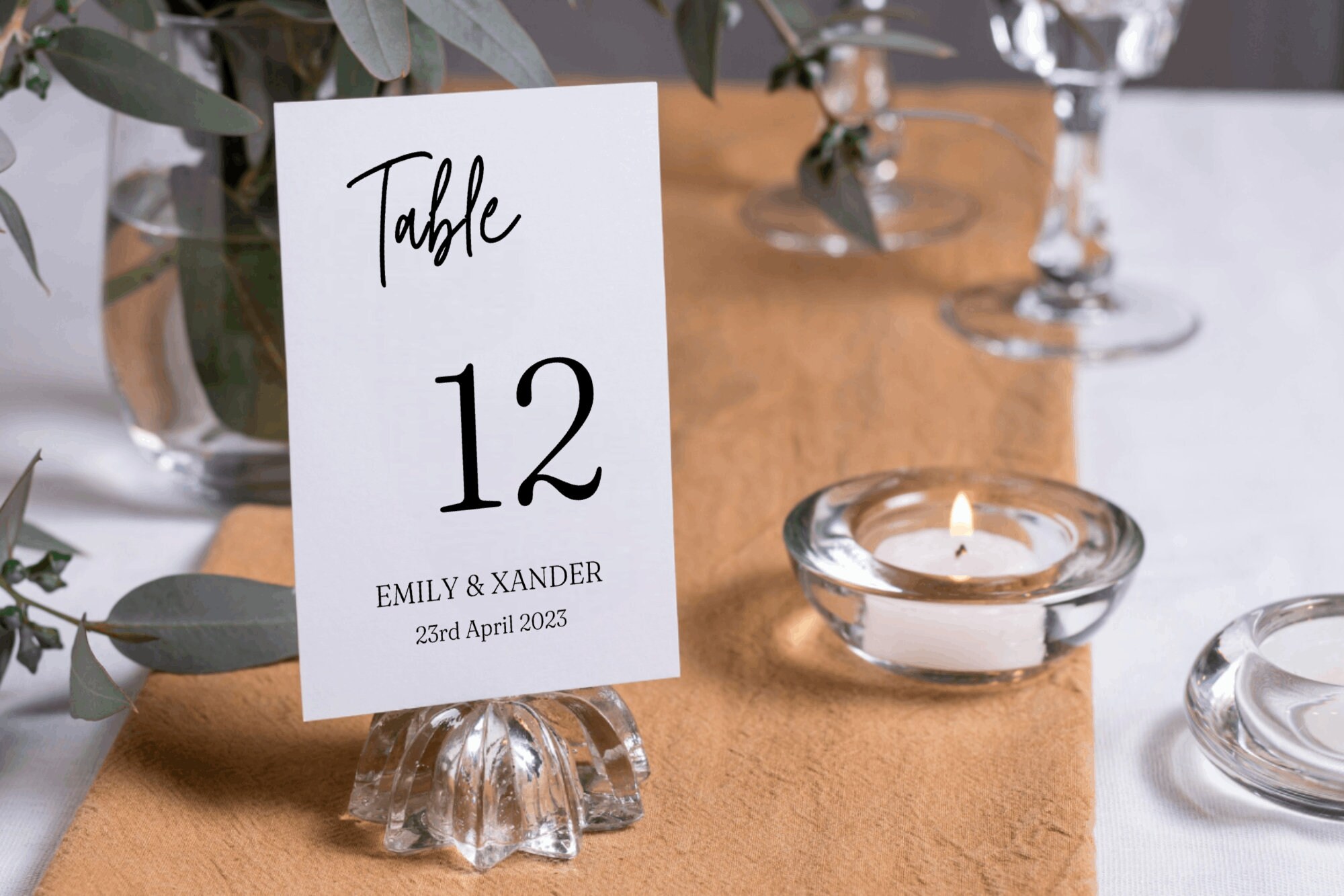 Table Numbers 1-50 Template Wedding Table Number Table Numbers Template ...