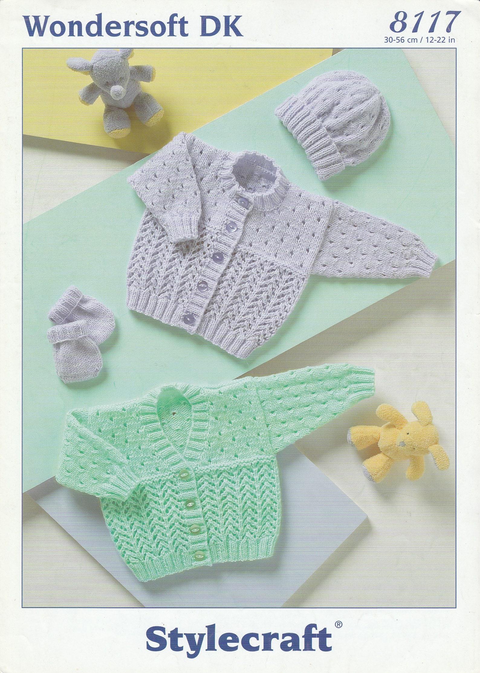 Knitting Pattern Baby Cardigan Double Knitting Yarn Baby Boy - Etsy UK