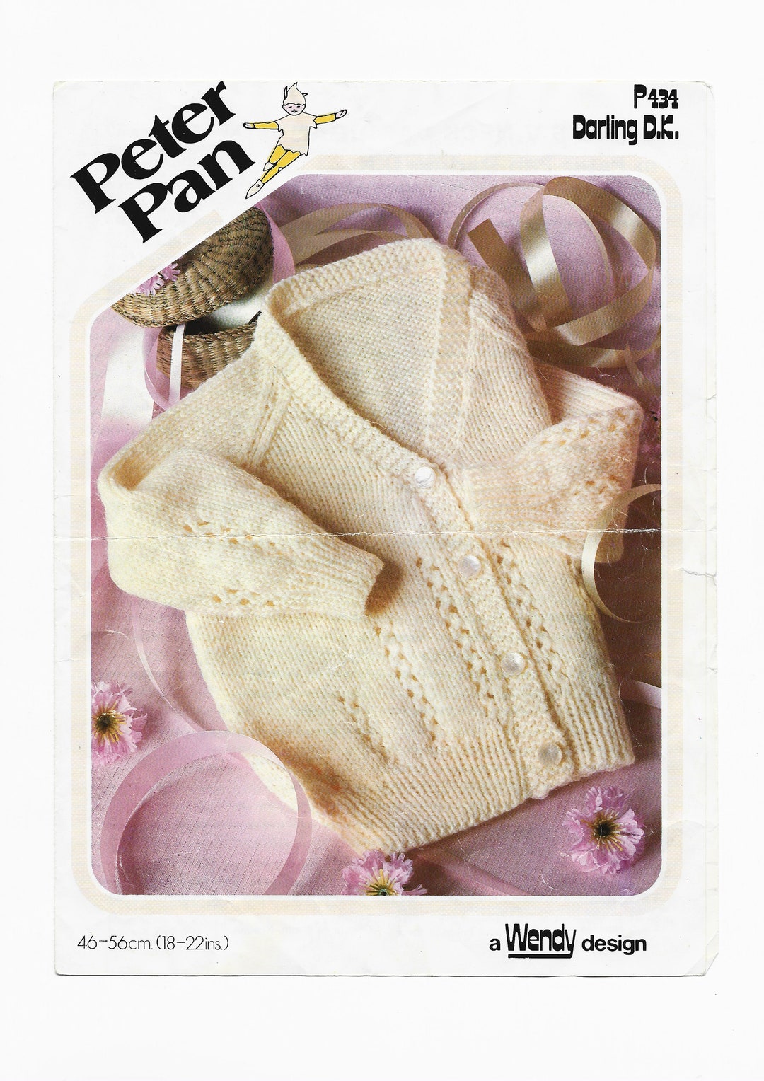Knitting Pattern Baby Cardigan Double Knitting Yarn PDF - Etsy