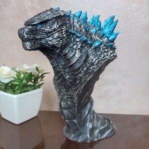 Godzilla Bust, the New Empire Statue - Etsy