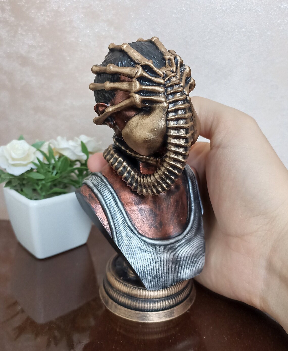 Alien Romulus Facehugger Bust, 3D Printed Statue - Etsy