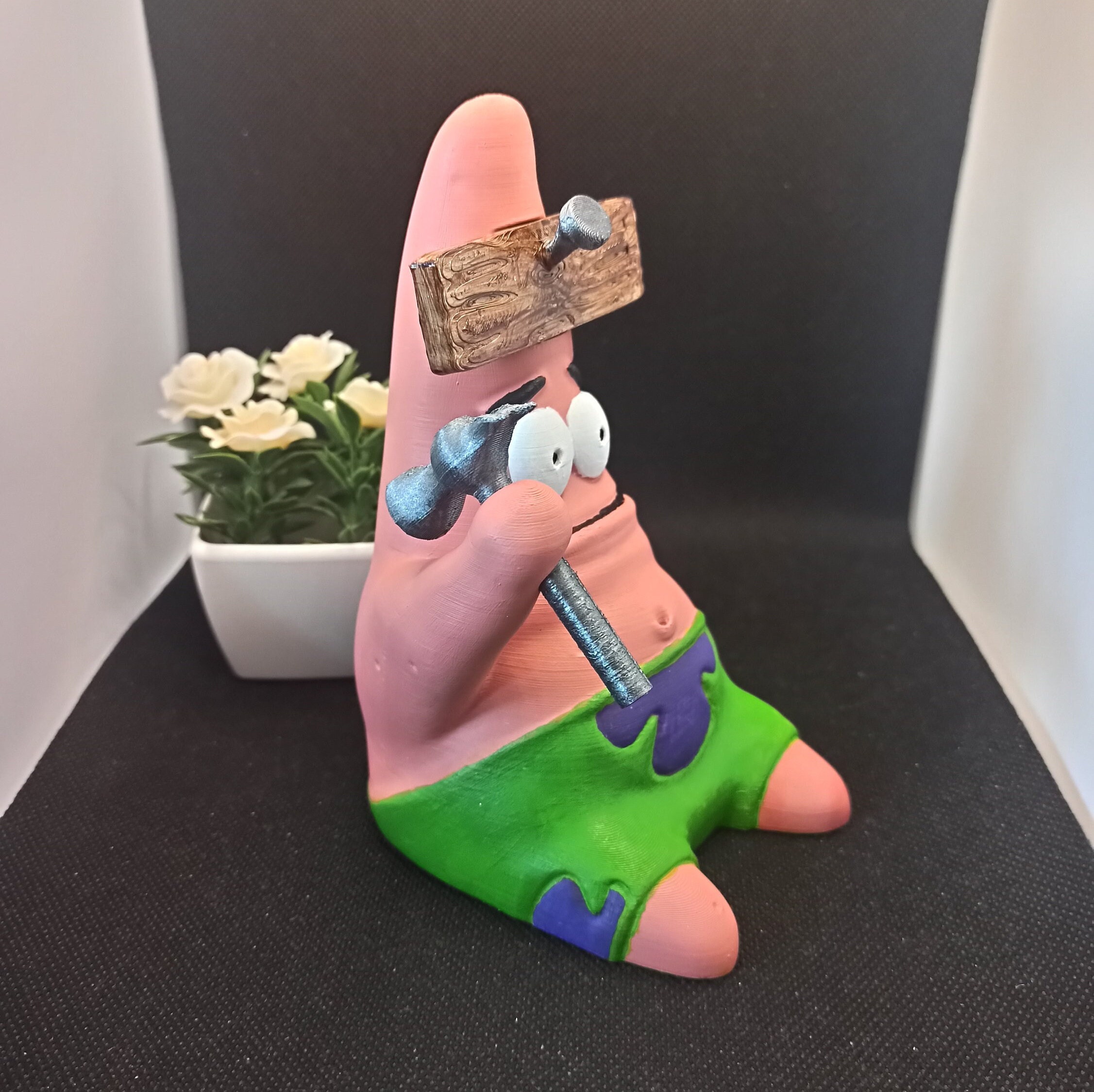 Hammered Patrick From Spongebob Squarepants Desk Decoration - Etsy