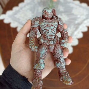 Doom Guy Figure, Doom Eternal Slayer Video Game Statue - Etsy