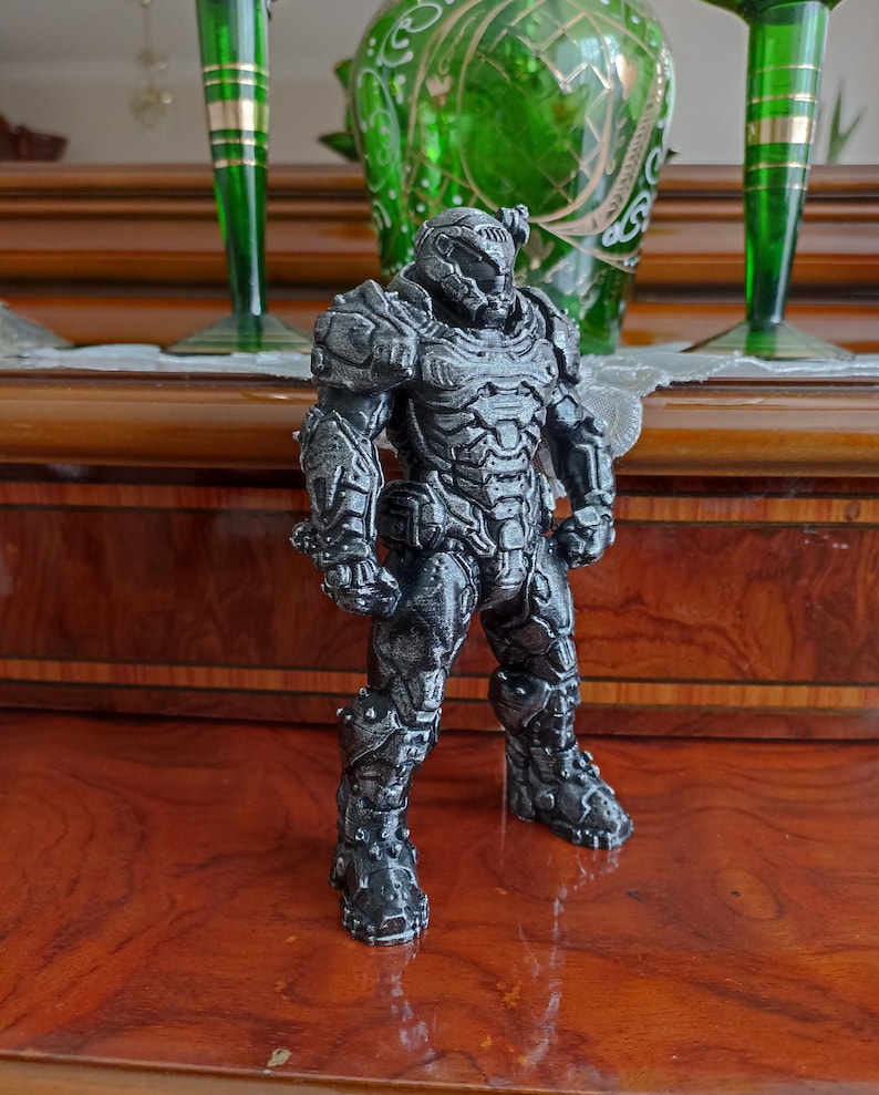 Doom Guy Figure Doom Eternal Slayer Video Game Statue - Etsy