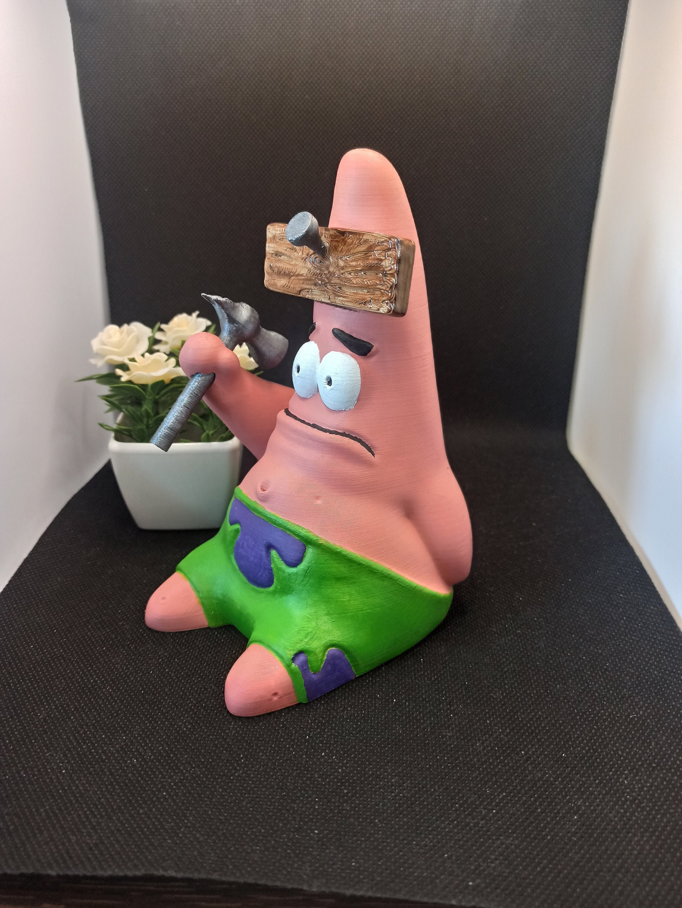 Hammered Patrick From Spongebob Squarepants Desk Decoration - Etsy