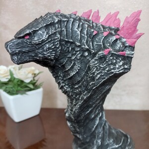 Godzilla Bust, the New Empire Statue - Etsy