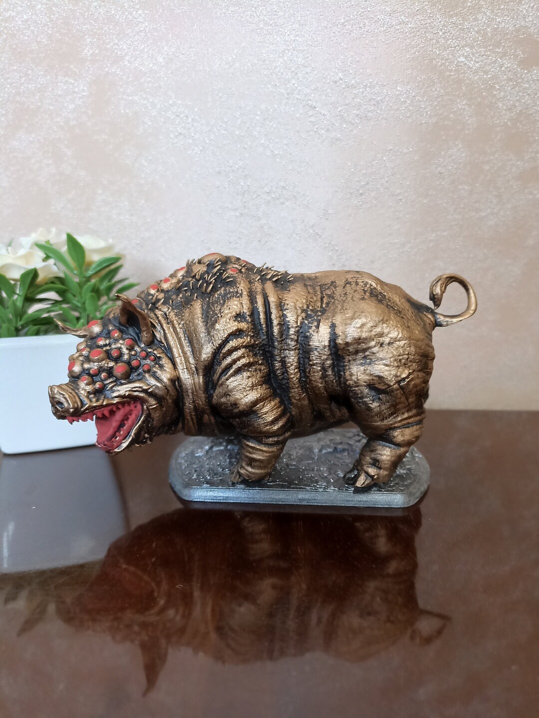 Bloodborne Maneater Boar Boss Hunter Figure - Etsy