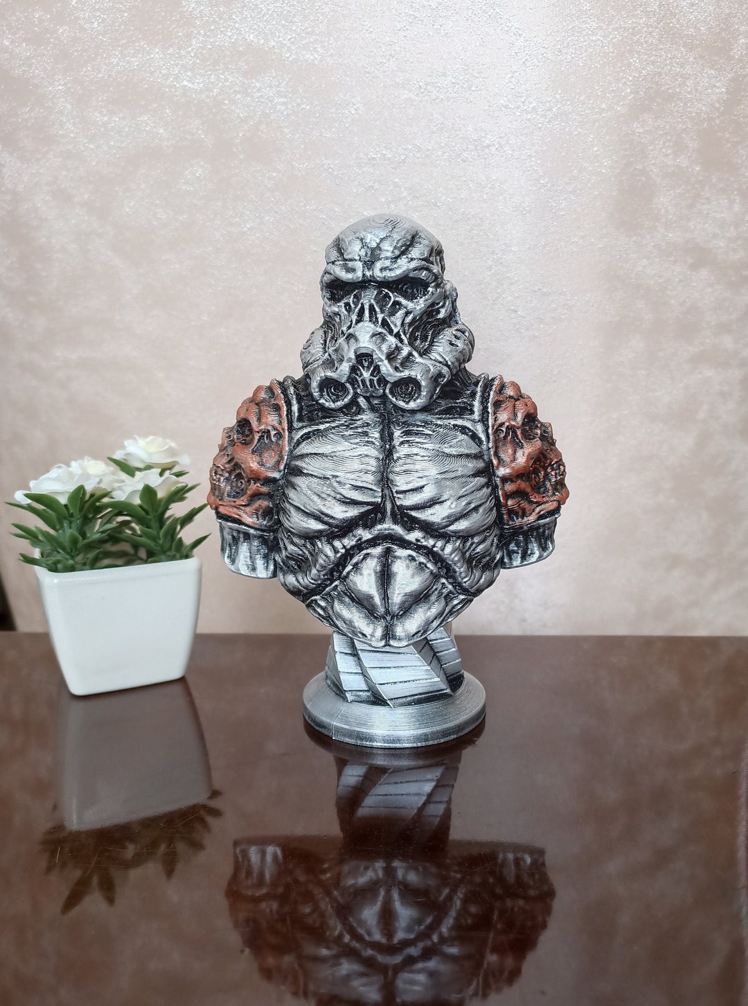 Star Wars Undead Stormtrooper Bust, Zombie Soldier Figure - Etsy