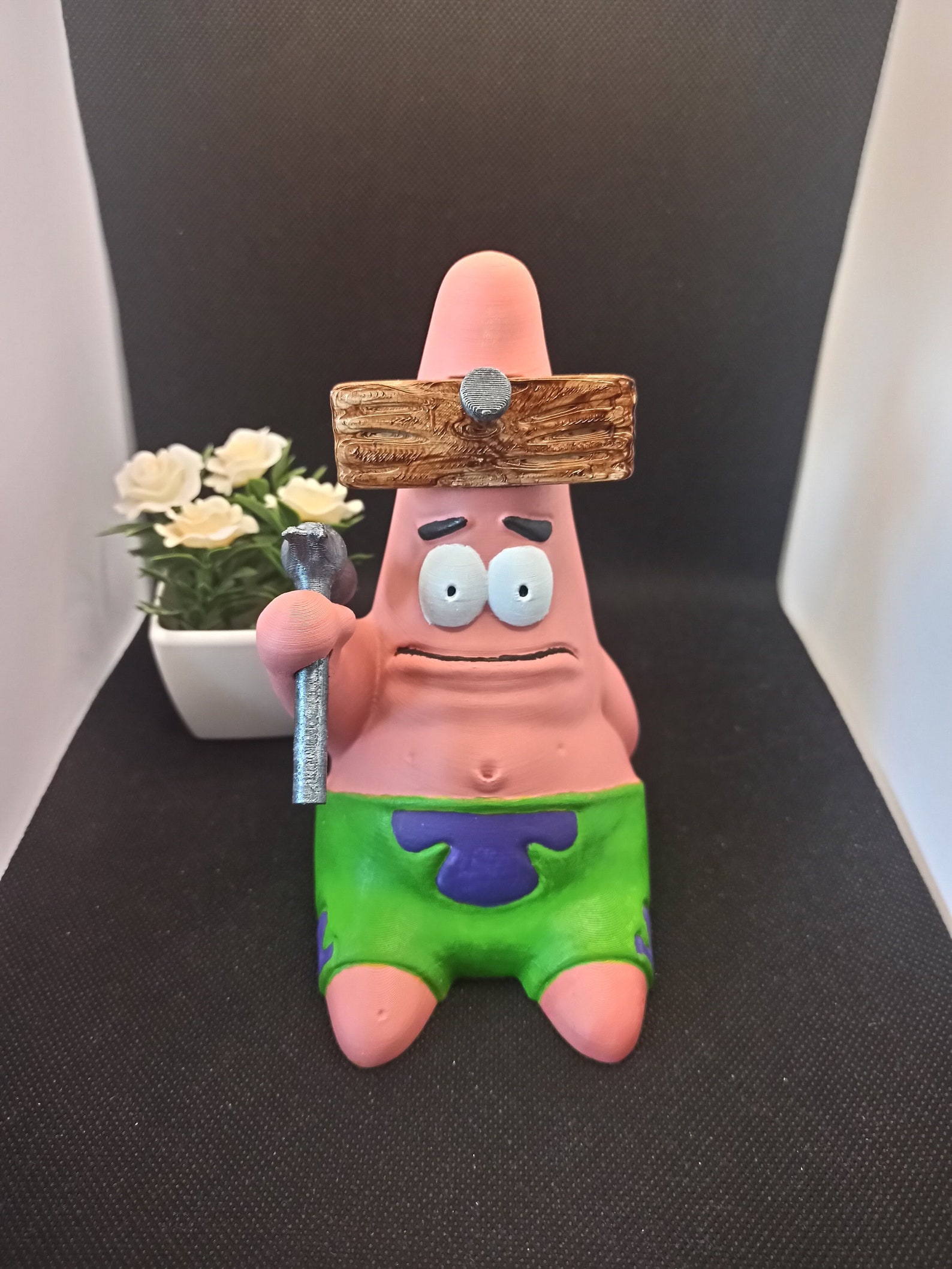 Hammered Patrick From Spongebob Squarepants Desk Decoration - Etsy