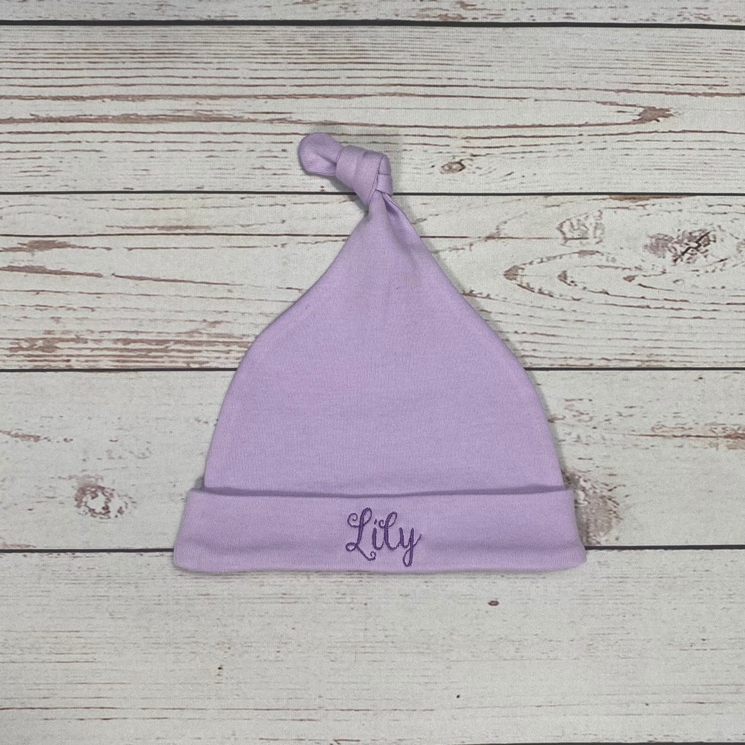 Personalized Baby Hat With Name, Baby Hospital Hat, Personalized ...