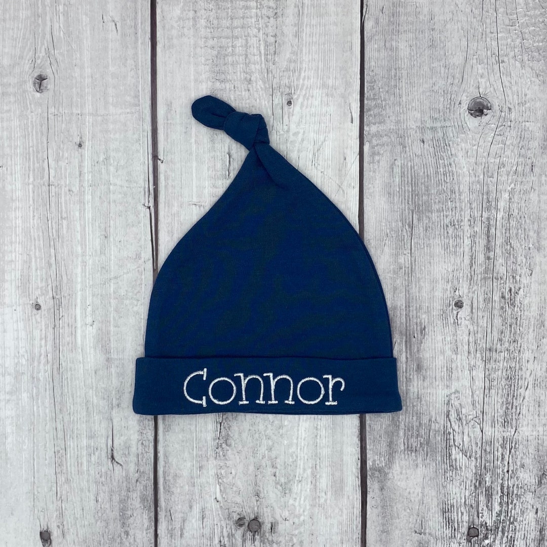Newborn Hat With Name, Embroidered Baby Hat, Personalized Baby Hat With ...
