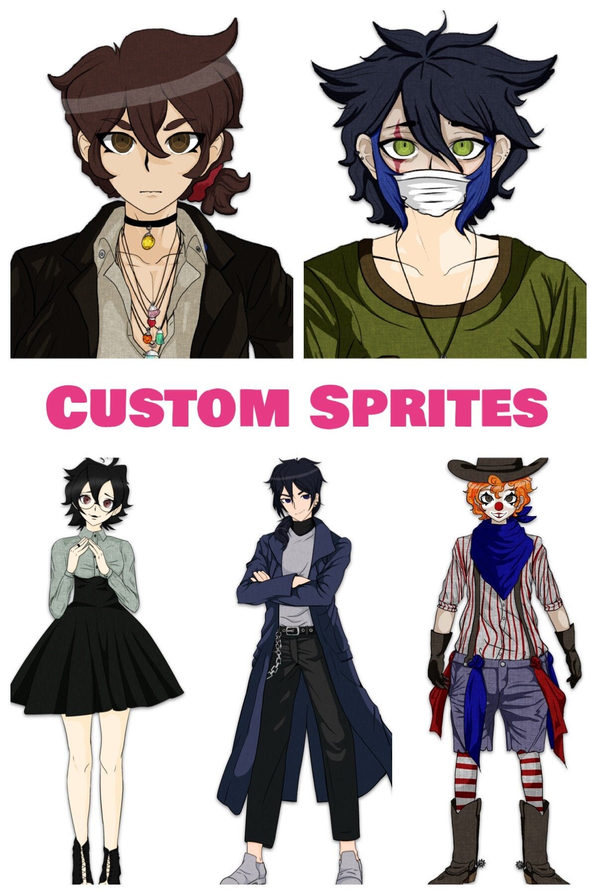 Danganronpa Sprite Full-Body | Etsy