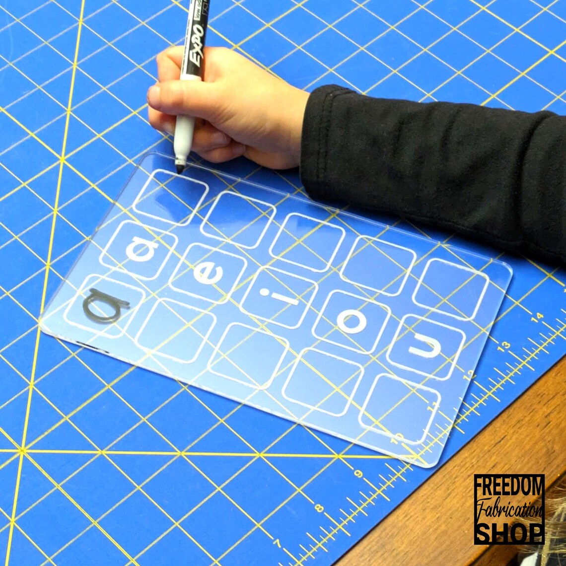 CVC Word Building Board: Acrylic Dry Erase Learning to Read - Etsy