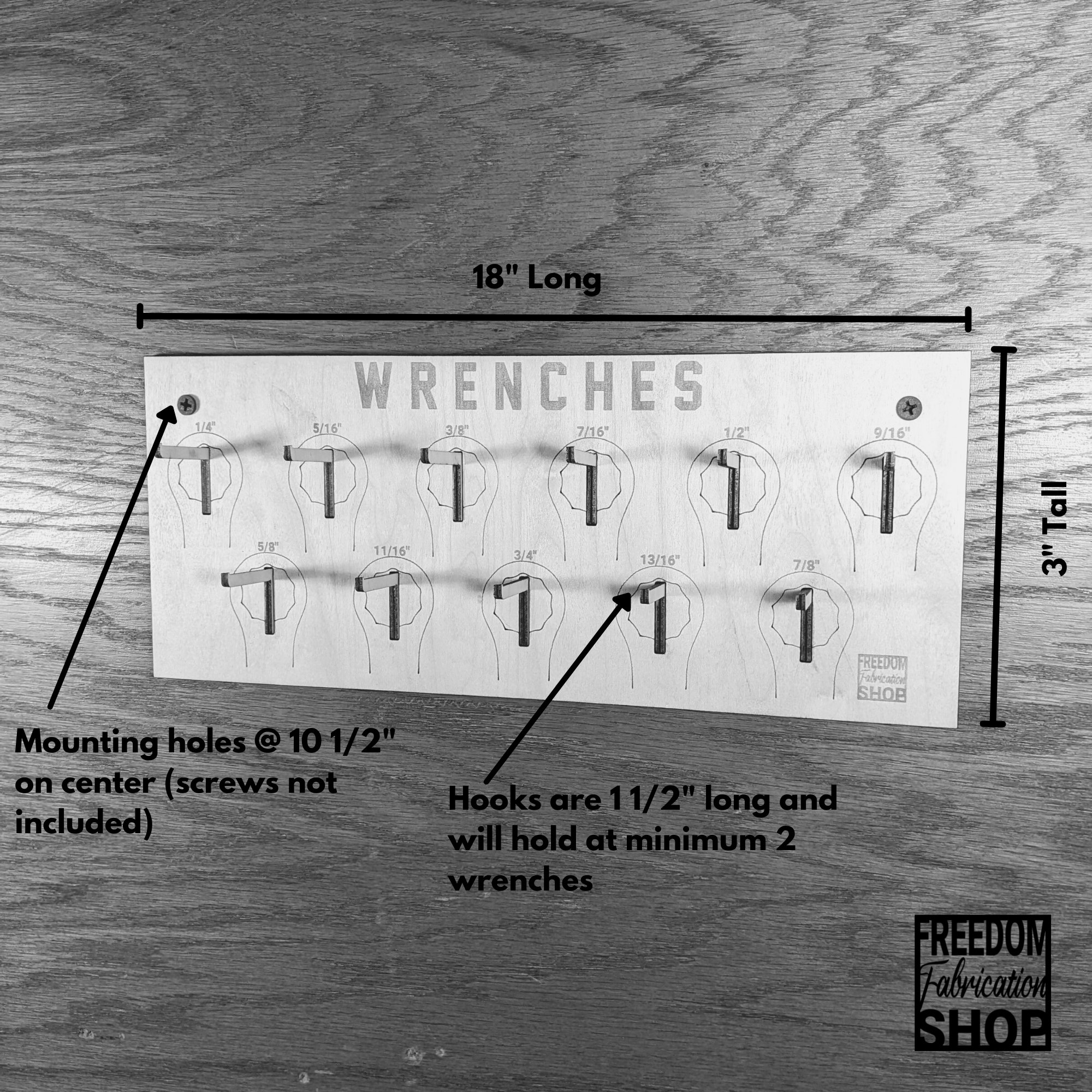 Wrench Organizer, Tool Holder, Wall Mount Tool Holder, Wrench Rack - Etsy