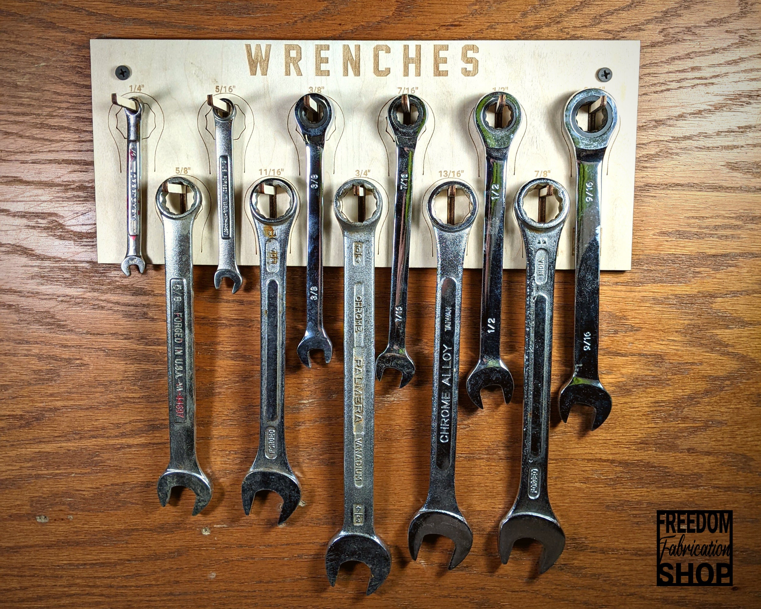 Wrench Organizer, Tool Holder, Wall Mount Tool Holder, Wrench Rack - Etsy