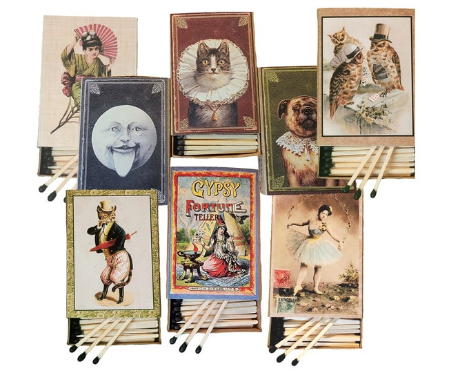 Large Matchboxes | Handmade in Oregon | Choose 2+ & Save! | Vintage ...