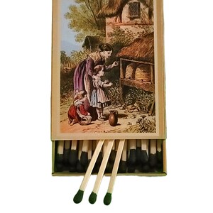 Handmade "vintage Bees" Set of Five Matchboxes | USA | 3-inch Black ...