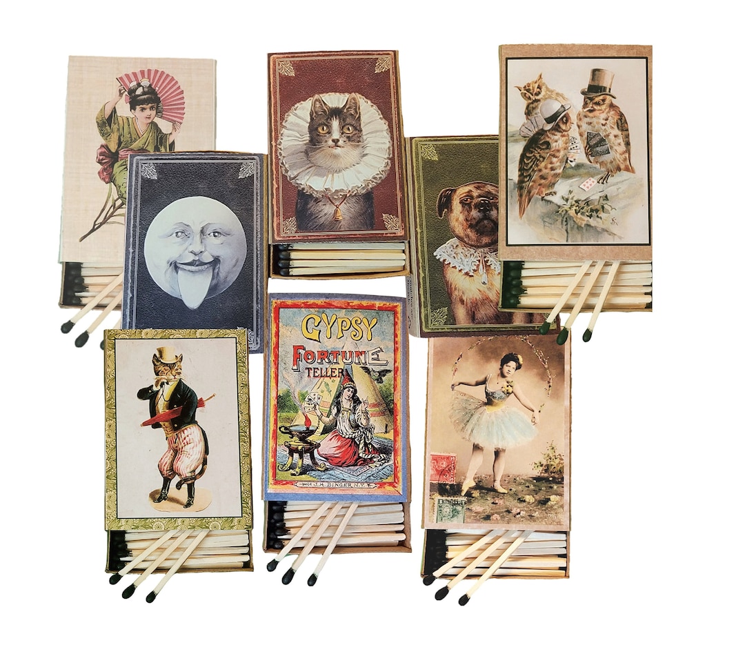 Large Matchboxes | Handmade in Oregon | Choose 2+ & Save! | Vintage ...