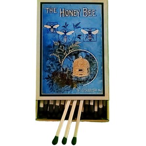 Handmade "vintage Bees" Set of Five Matchboxes | USA | 3-inch Black ...