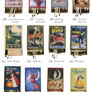 Large Matchboxes | Handmade in Oregon | Choose 2+ & Save! | Vintage ...