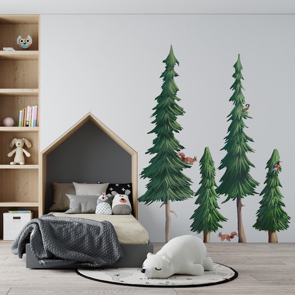 Forest Wall Decal - Etsy