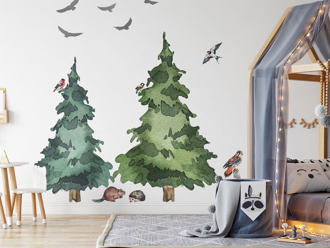 Extra Large Tree Wall Stickers - Forest - Etsy