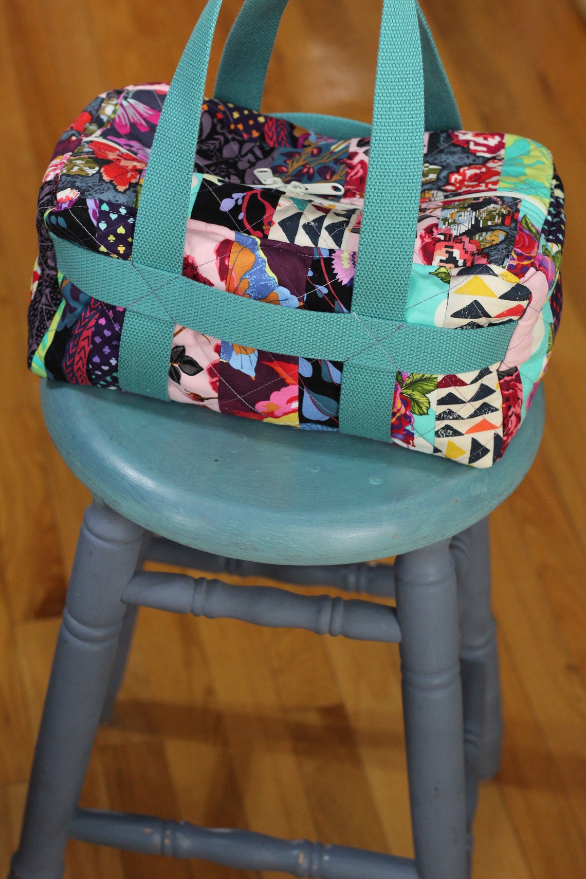 Patchwork Duffel Bag Hippie Bag Sewing Pattern and - Etsy