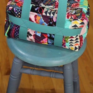 Patchwork Duffel Bag - Hippie Bag - Sewing Pattern and Tutorial ...