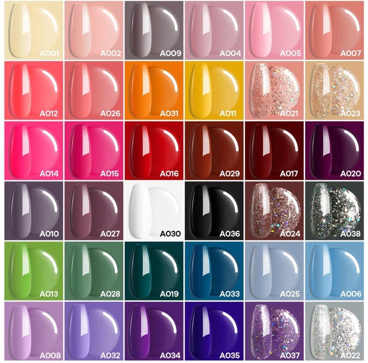 Solid Color Glossy Solid Color Matte - Etsy