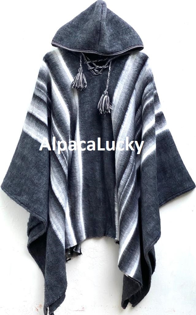 Green Military Alpaca Poncho for Men and Woman, Alpaca Poncho, Poncho ...