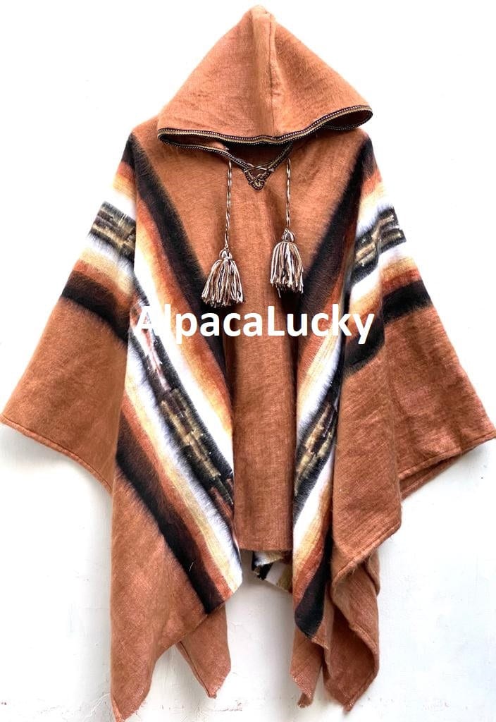 Alpaca Poncho for Men and Woman, Alpaca Poncho, Poncho Alpaca Wool ...