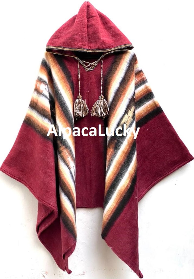 Green Military Alpaca Poncho for Men and Woman, Alpaca Poncho, Poncho ...