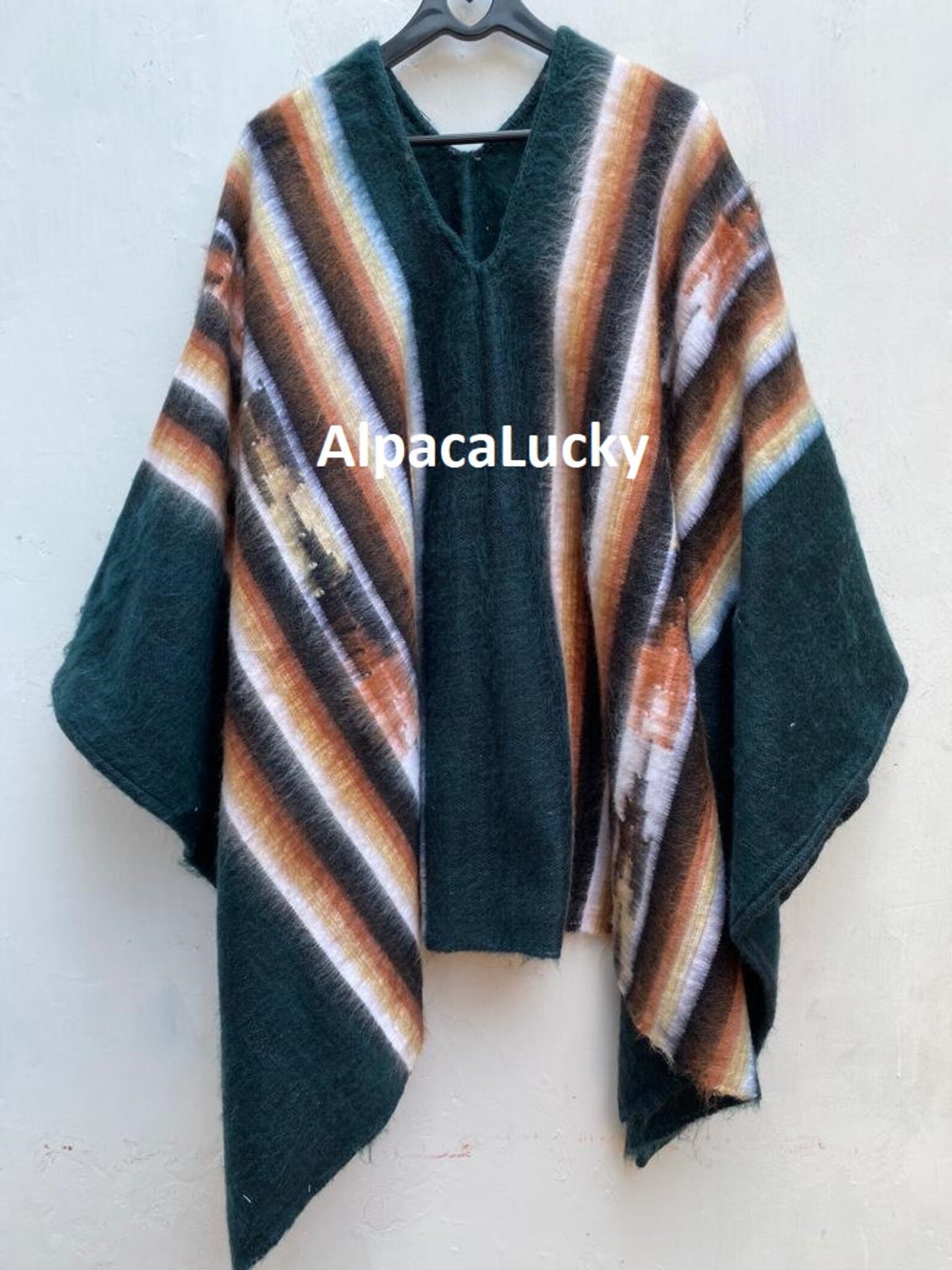Alpaca Poncho for Men and Woman, Alpaca Poncho, Poncho Alpaca Wool ...