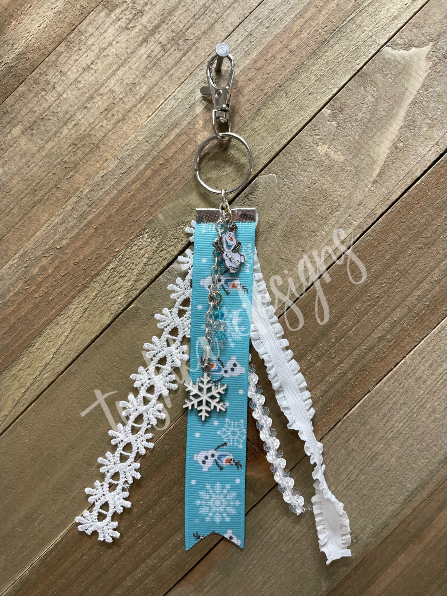 Olaf Frozen Disney Boho Keychain - Etsy