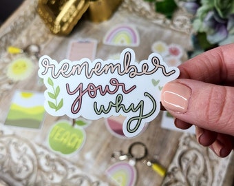 Remember Your Why Sticker - Etsy