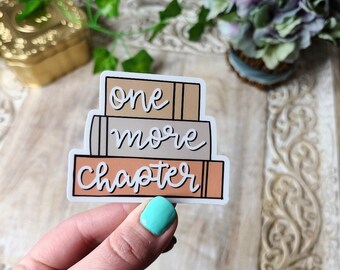 Just One More Chapter Sticker - Etsy