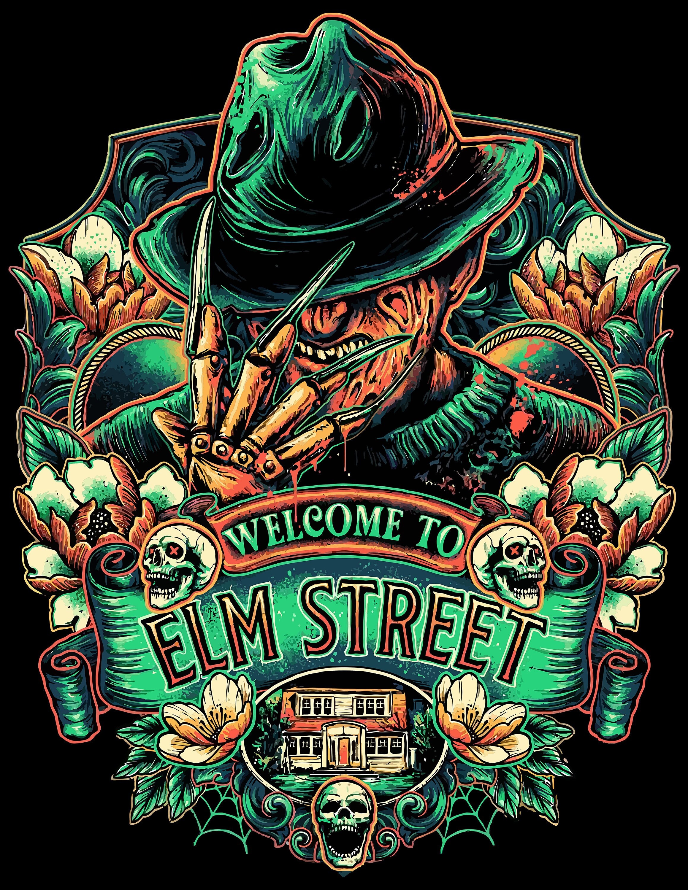 Welcome to Elm Street Krueger Png - Etsy