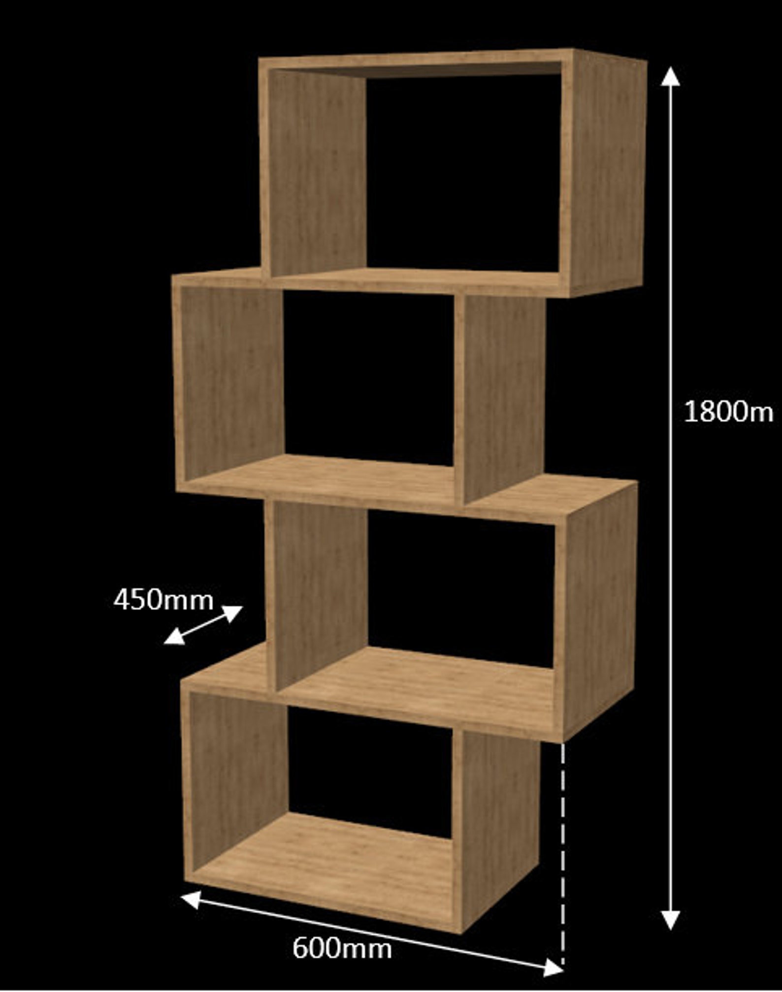 DIY Modern Bookshelf: Instantly Download Comprehensive Plans for a ...