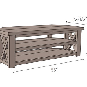 DIY Corner TV Console: Instantly Download Step by Step Digital Plans ...