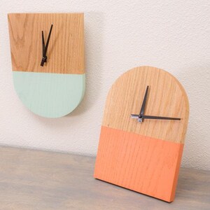 Modern Colourful Wall and Desk Clocks. Add Vibrance to Time ...